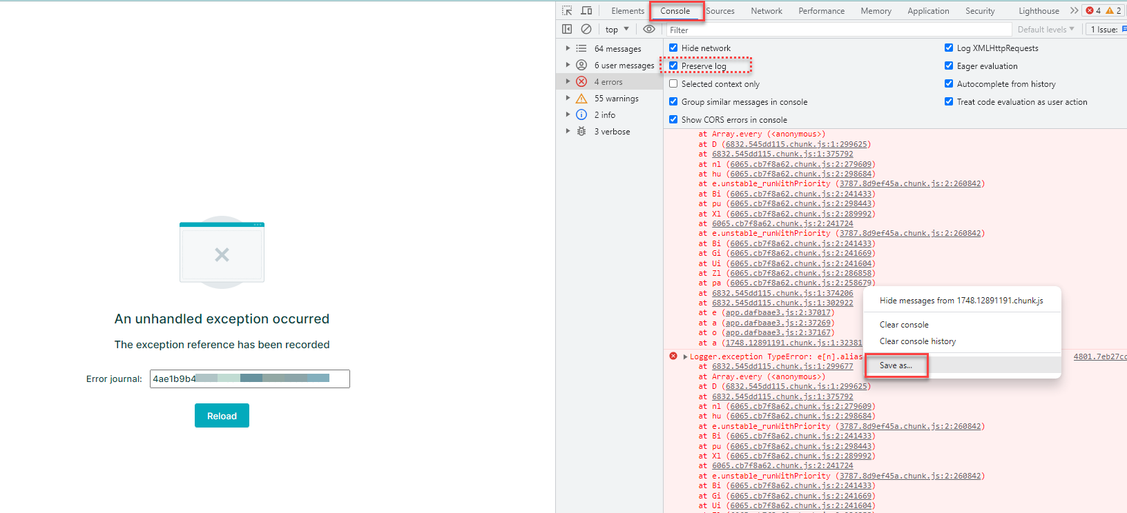 Generating HAR File and Error Console Logs for Troubleshooting – Orgvue Knowledge Base